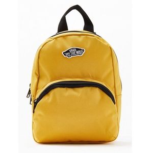 Vans | Bags | Vans Logo Patch Mini Backpack Mustard Yellow | Poshmark